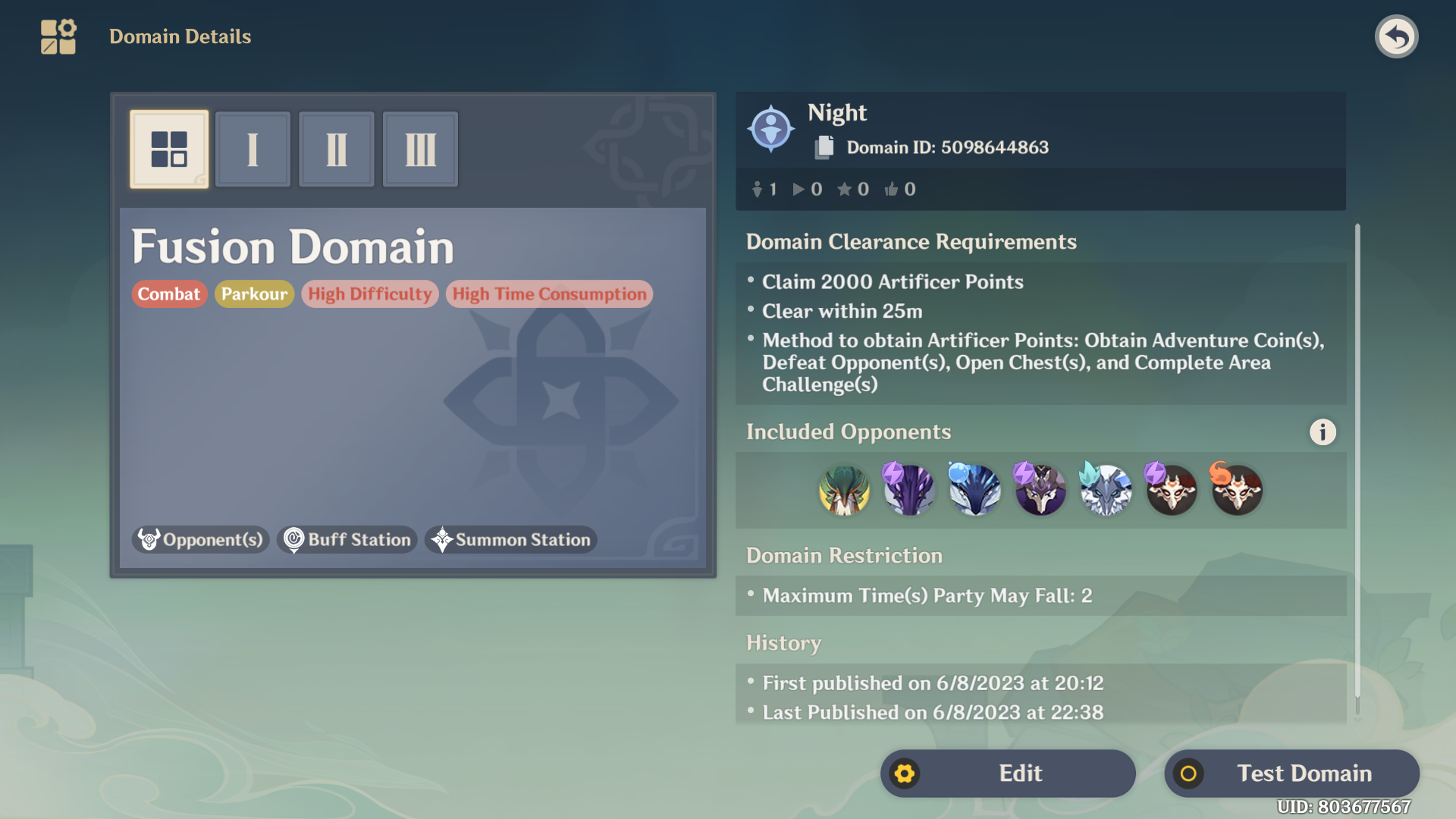 [Shared Custom Domain] Domain ID: 5098644863 + Asia Genshin Impact ...