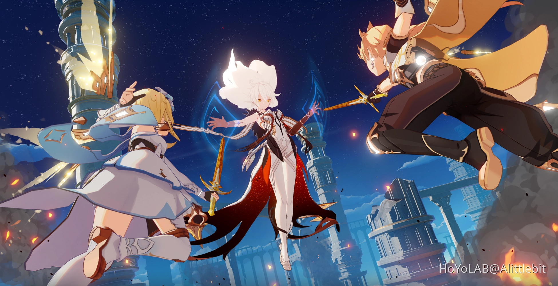 A Moment of Beauty #27 - The Twins clash with the Unknown God Genshin Impact | HoYoLAB