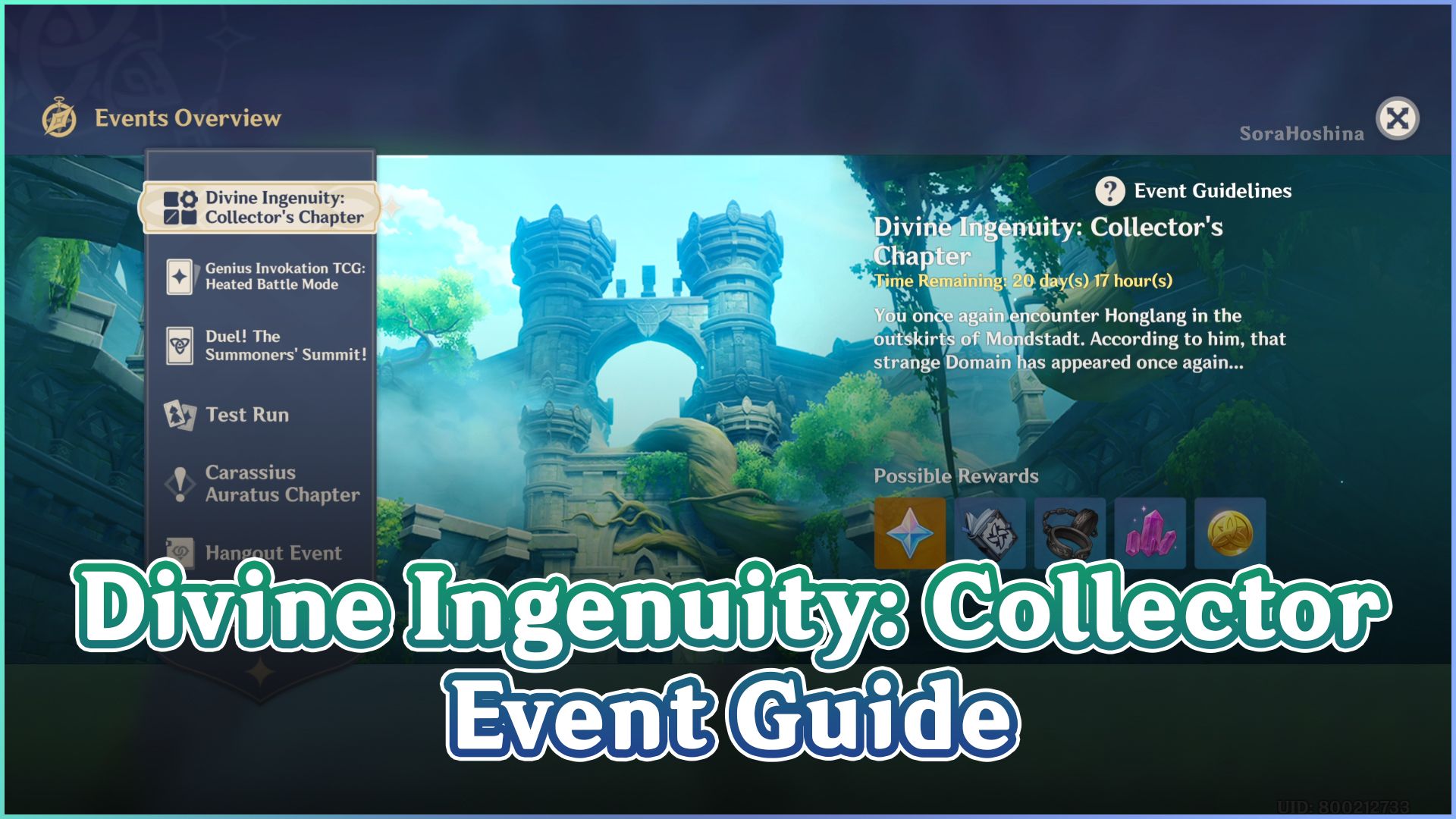 [V3.7] Divine Ingenuity: Collector's Chapter Event Guide | 420 Primogems (Updated All 5 ...