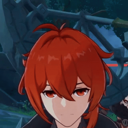 Some Diluc gif I download it Genshin Impact | HoYoLAB