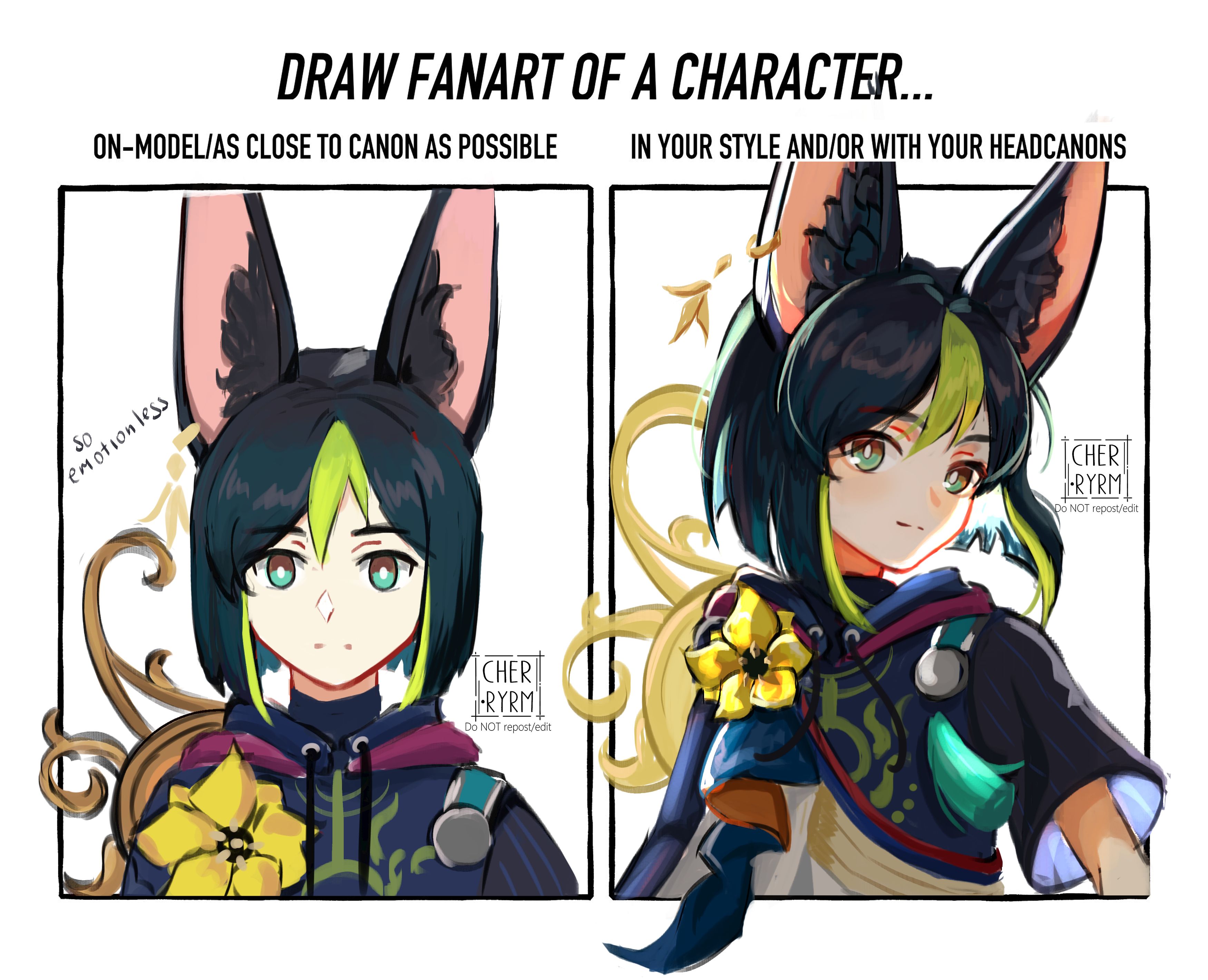 smol art challenge and smol Tighnari! Genshin Impact | HoYoLAB