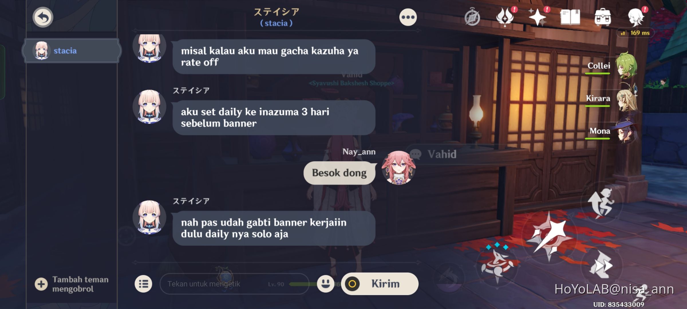 Kalian ada ritual khusus sebelum gacha? Mari kita coba @スティッァ -Stacia ...