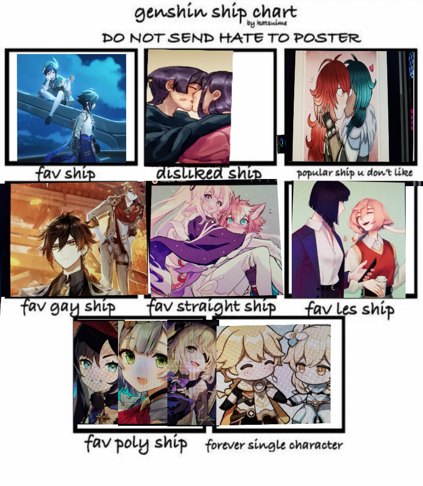 my genshin ship opinions!! Genshin Impact | HoYoLAB