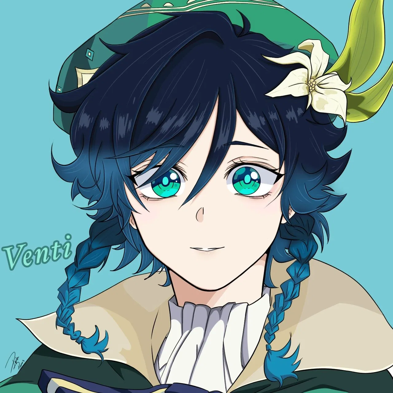 Venti drawing 💁🏽 Genshin Impact | HoYoLAB