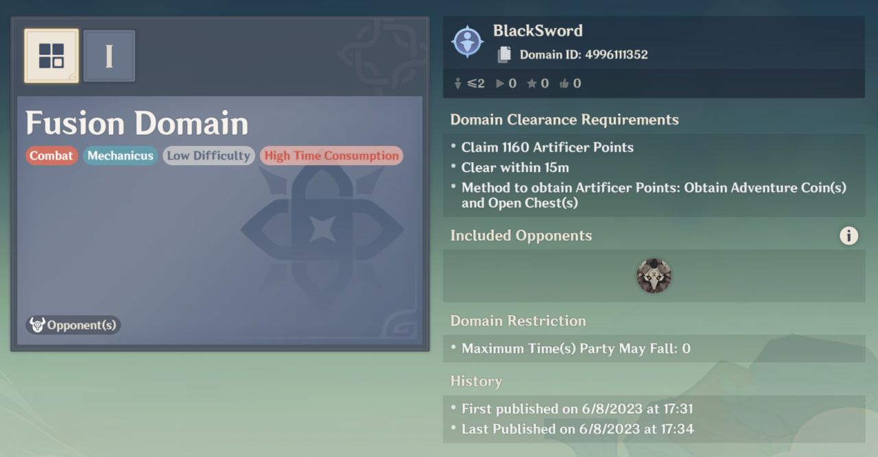 DOMAIN Genshin Impact | HoYoLAB