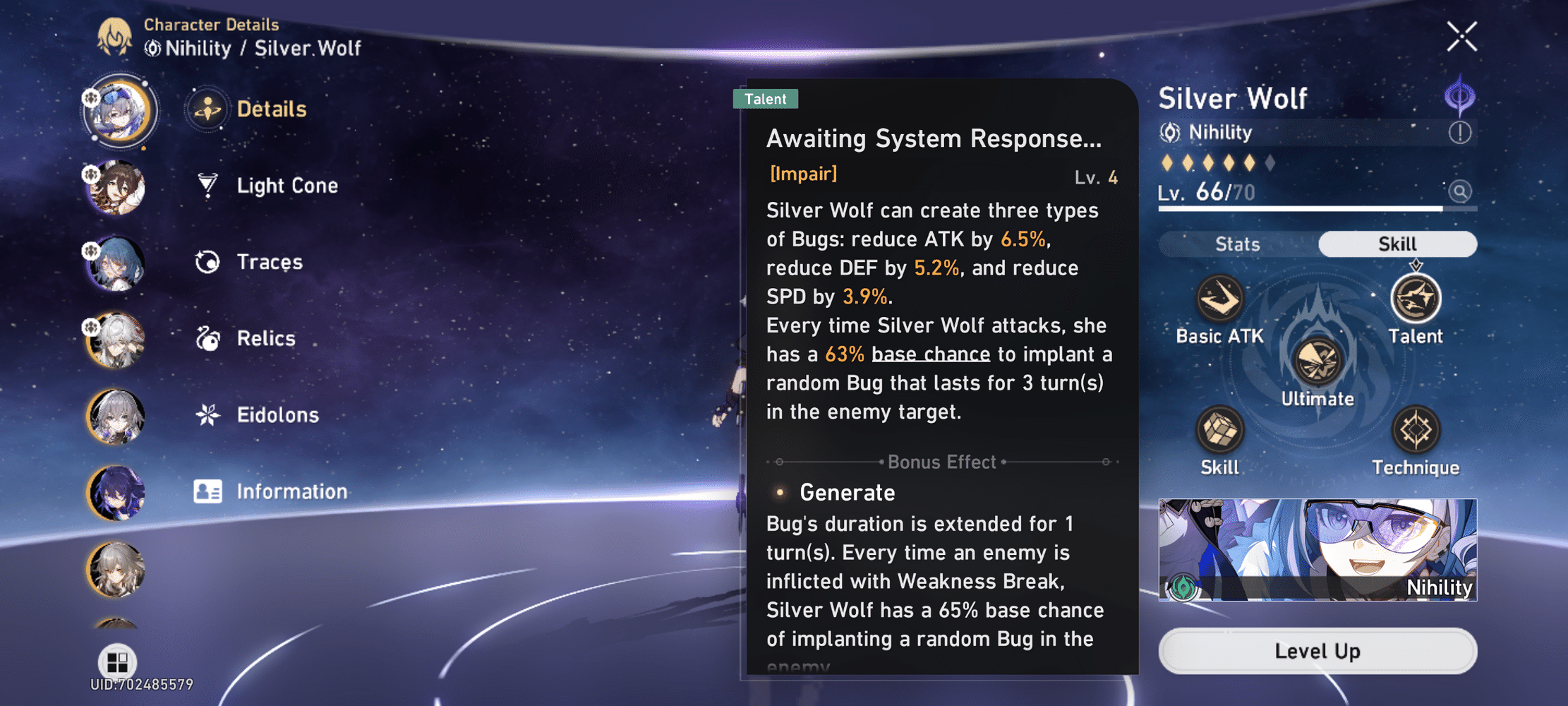 StarRail1.1 -- Silver Wolf Character Showcase and Guide Honkai: Star ...