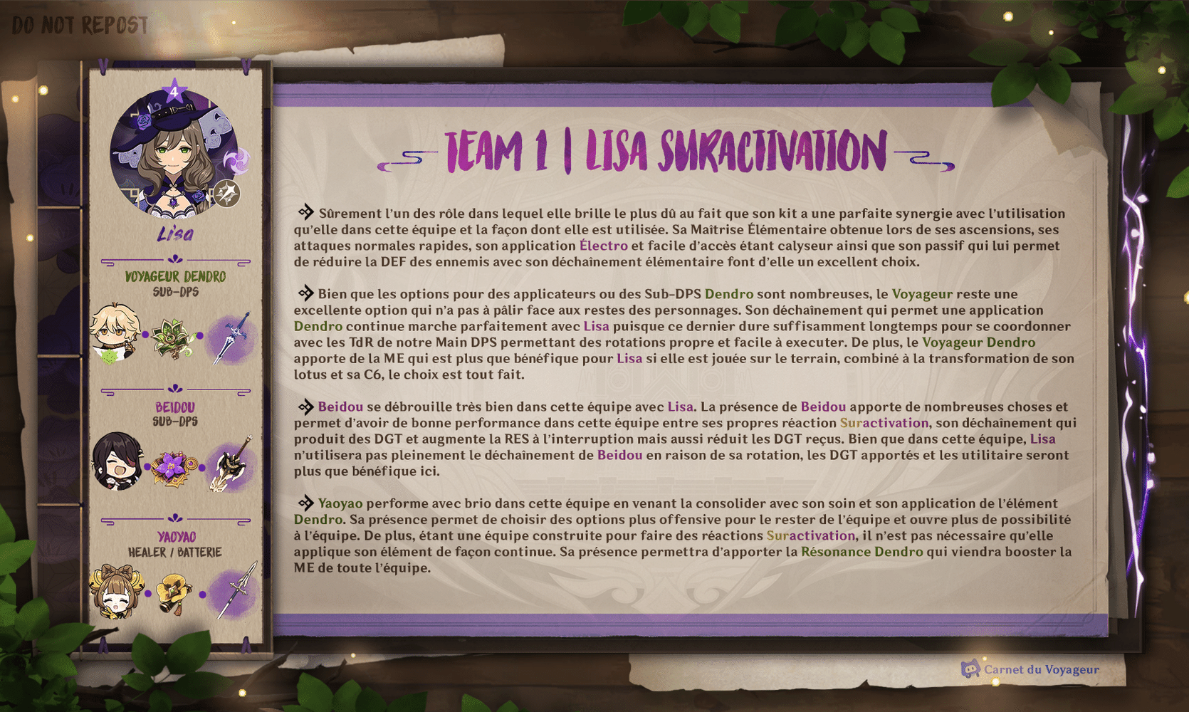 [Version 3.7] Lisa | Guide complet : Burst DPS Suractivation + Support ...