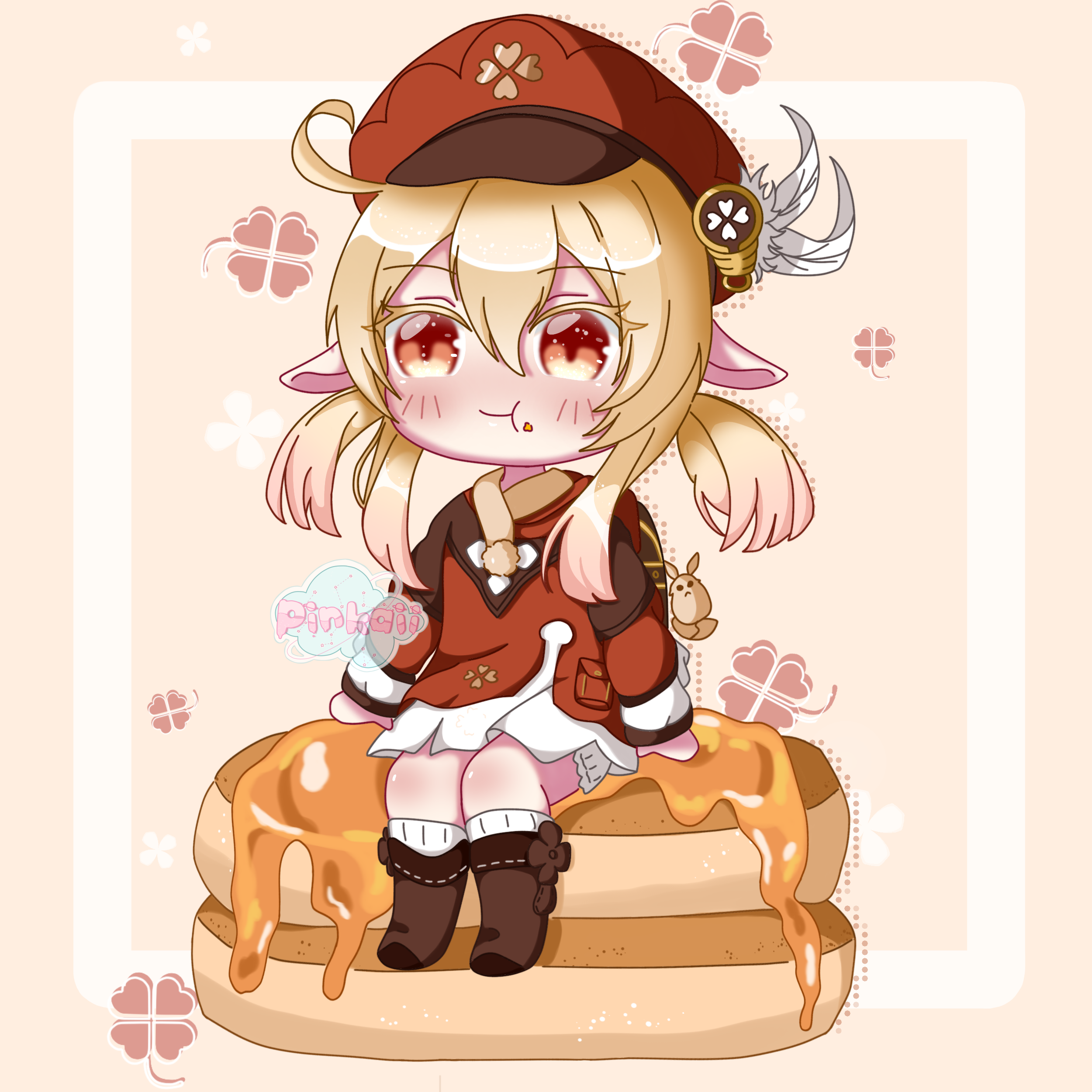 Klee Chibi x Pancakes Genshin Impact | HoYoLAB