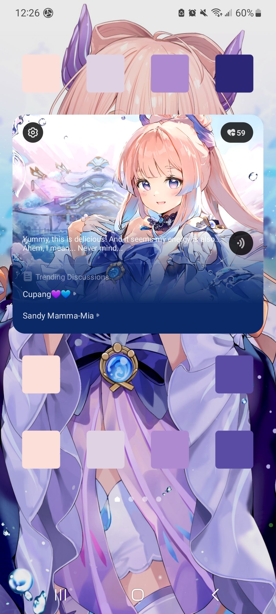 My Kokomi Phone Theme | HoYoLAB