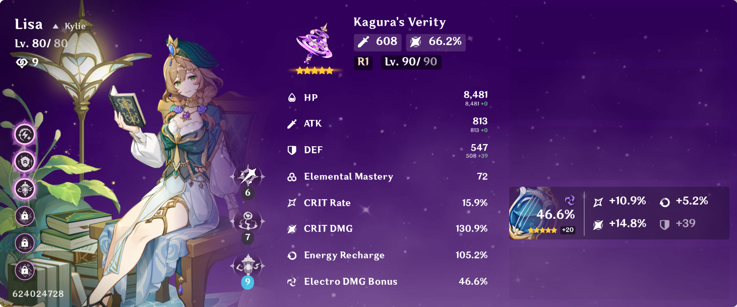 Any advice for building dps Lisa? Genshin Impact | HoYoLAB