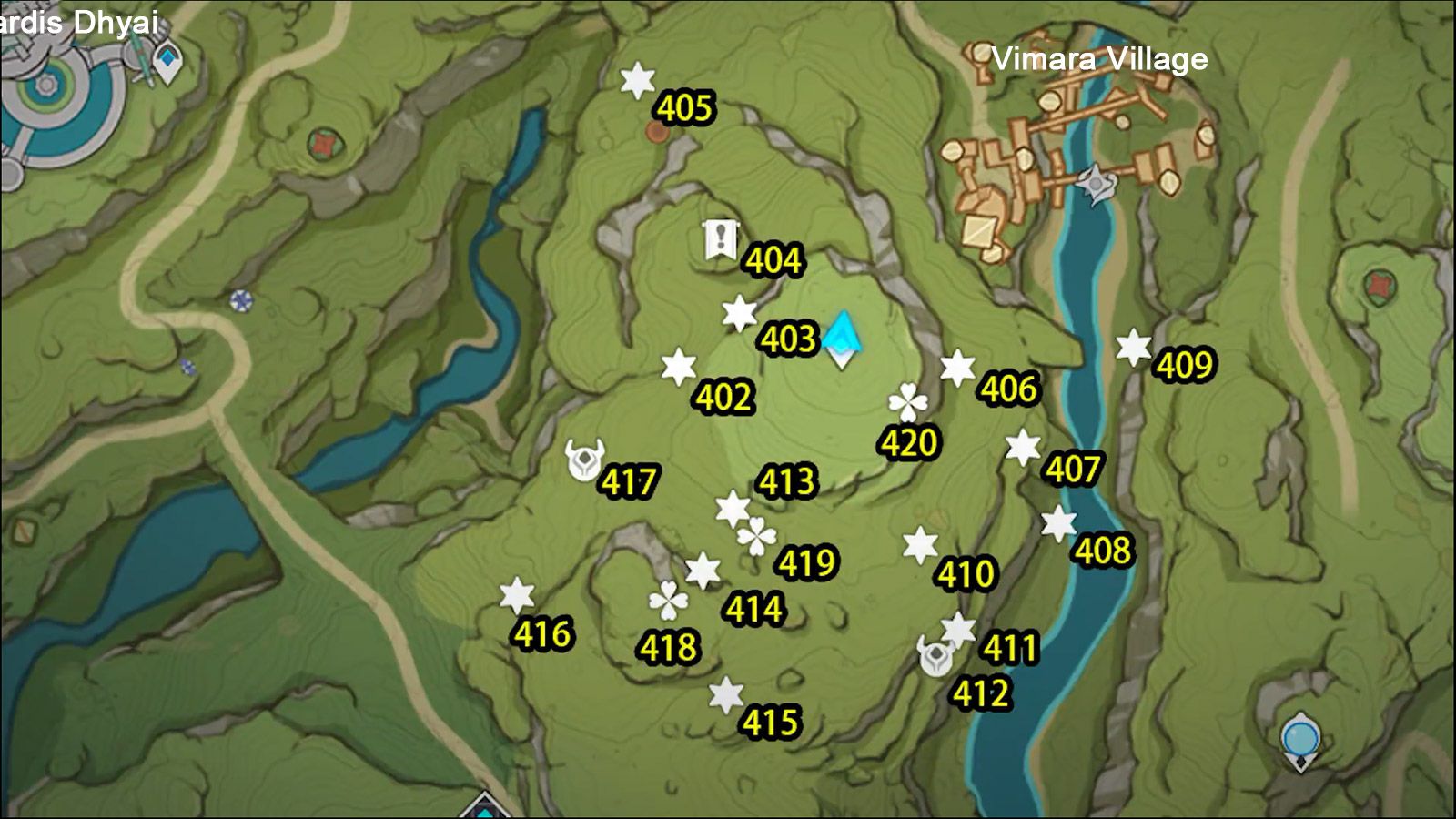 Sumeru Rainforest Chest Collection Guide 26 — Southwest of Vimara ...