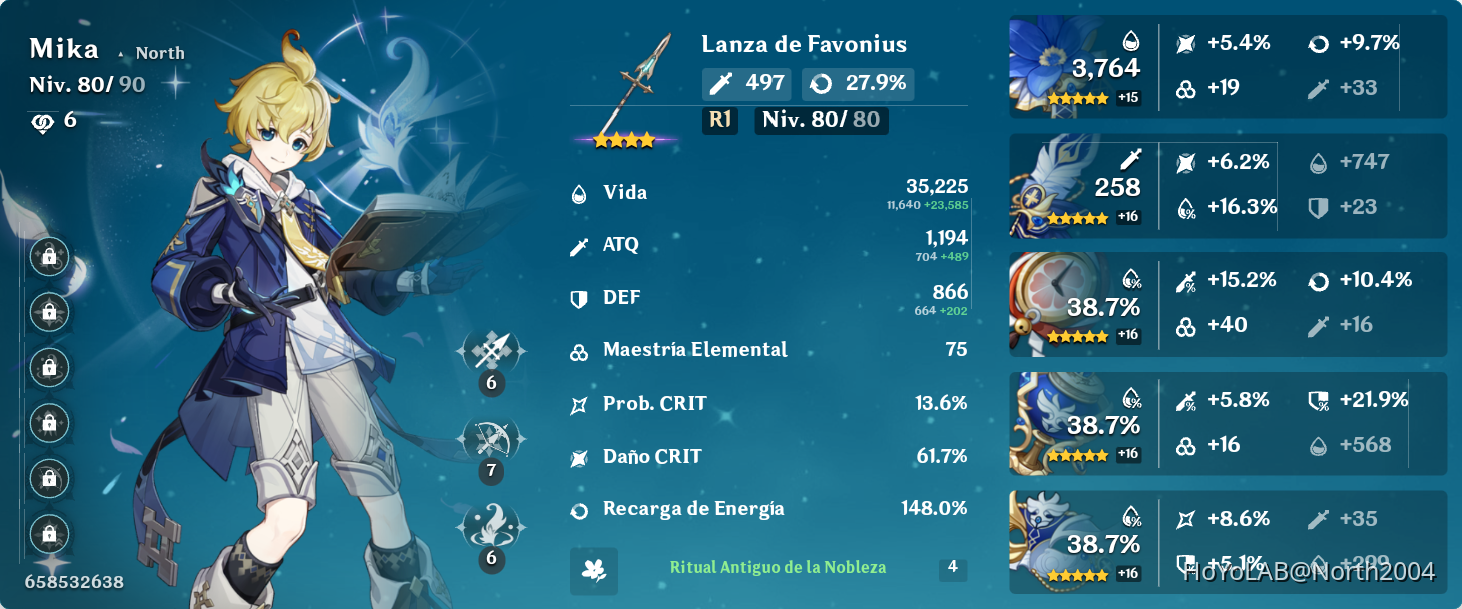 Mika (Build) Genshin Impact | HoYoLAB