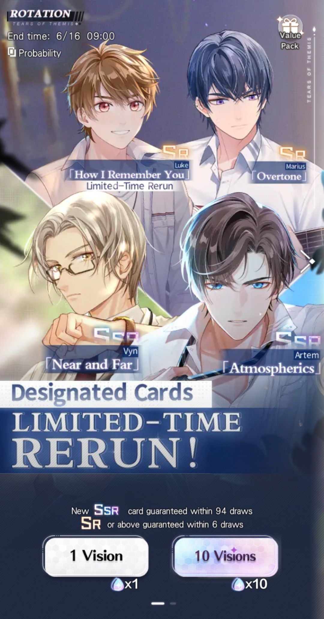 The only Luke SR i can't get Tears of Themis | HoYoLAB