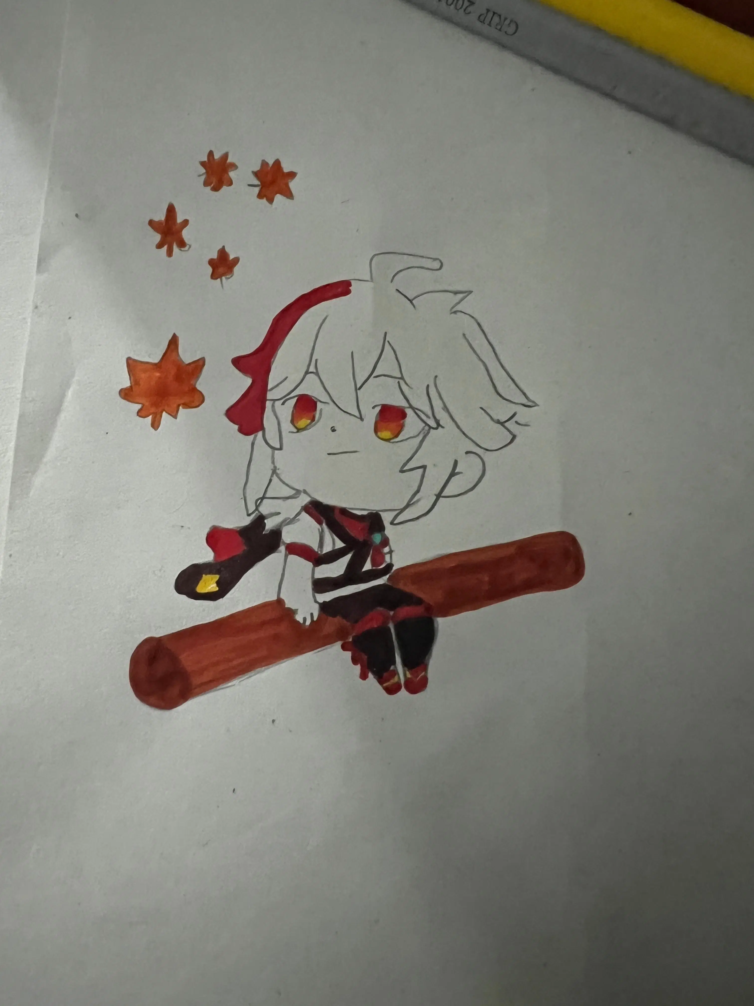 Kazuha drawing Genshin Impact | HoYoLAB