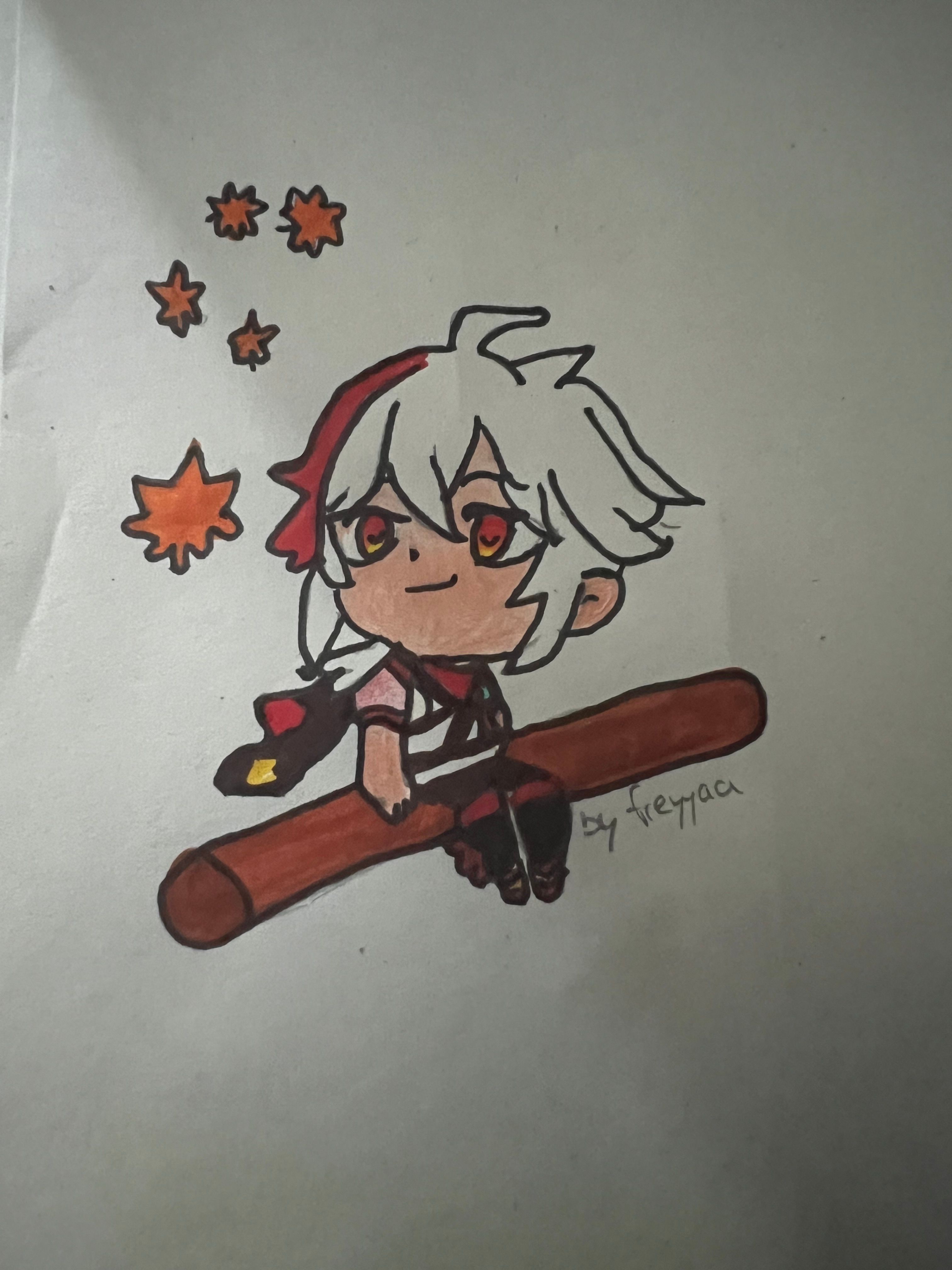 Kazuha drawing Genshin Impact | HoYoLAB