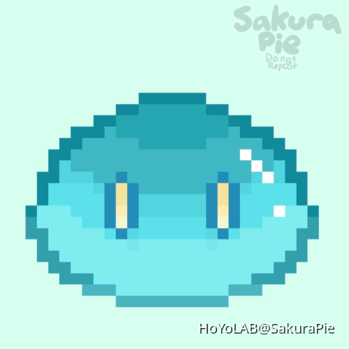 Hydro Slime Pixel Art 🩵 Genshin Impact | HoYoLAB