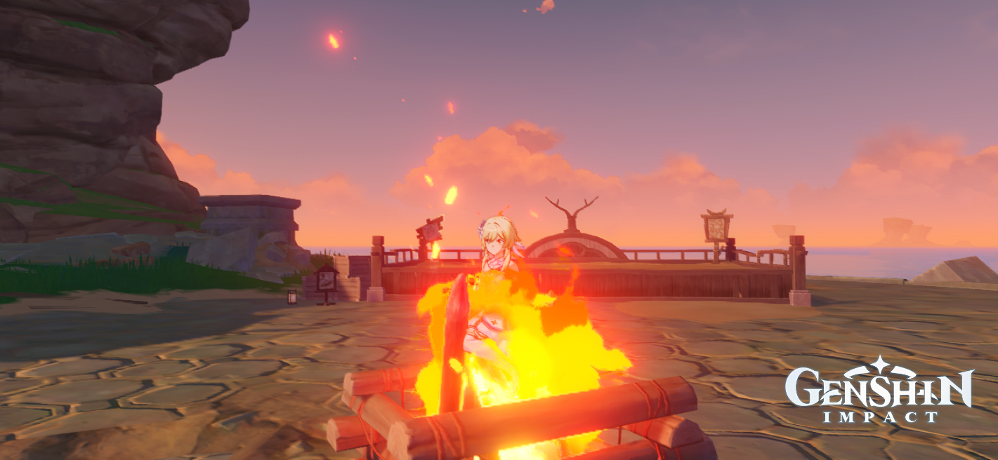 "This girl is on fire..!"🎵🎶 Genshin Impact | HoYoLAB