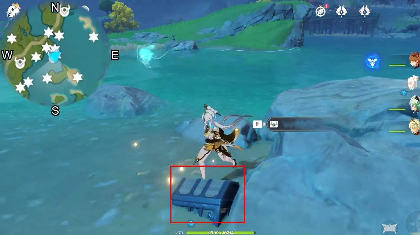 Liyue Chest Collection Guide 32——Dihua Marsh 1 (#605-625) Genshin ...