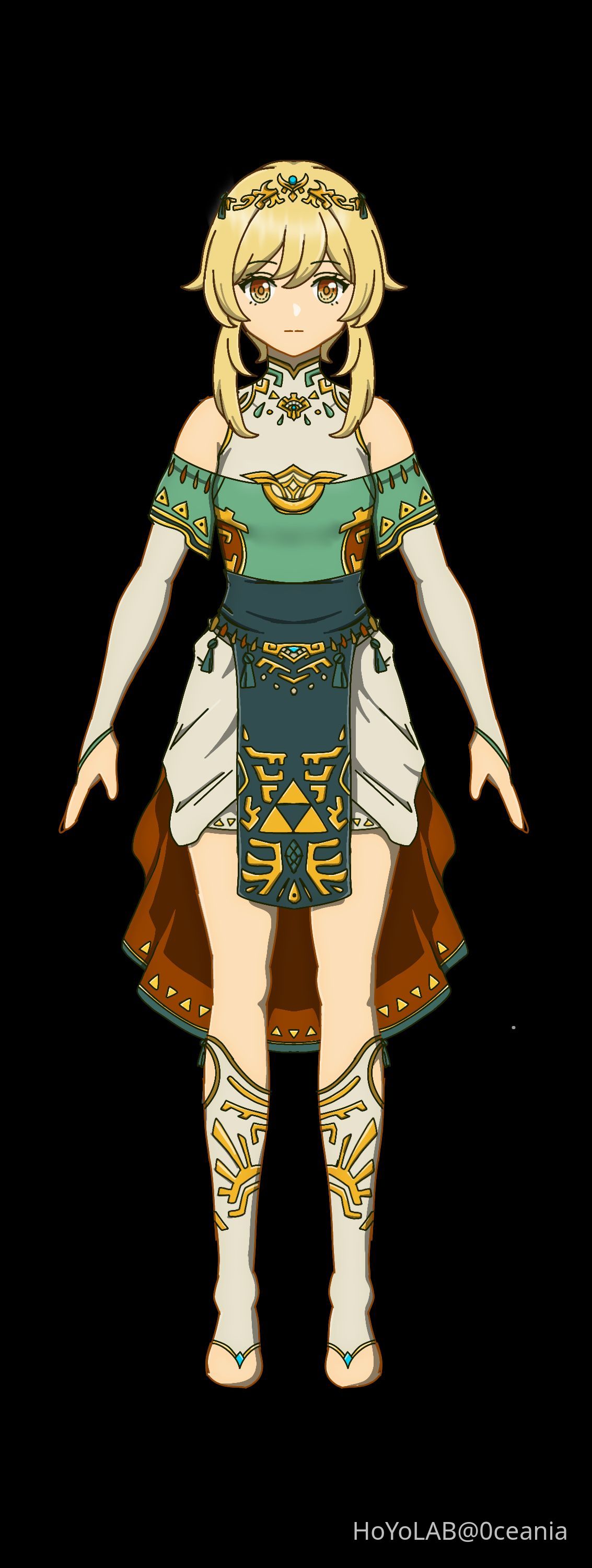 ToTK Inspired Lumine outfit Genshin Impact | HoYoLAB