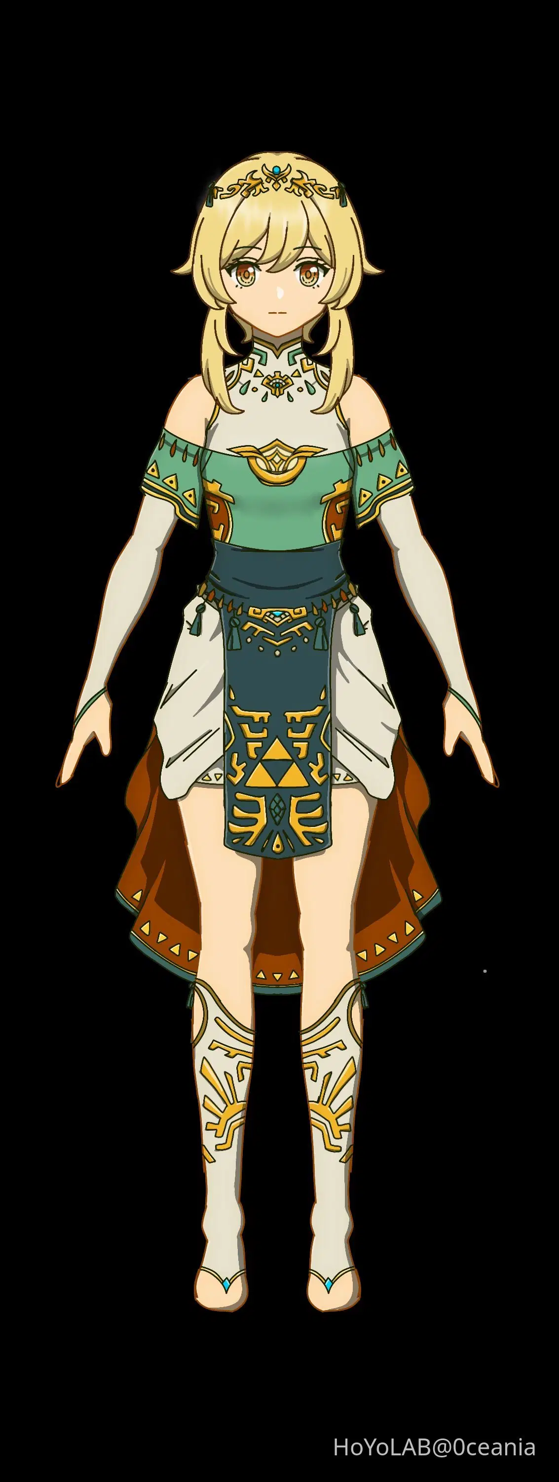 ToTK Inspired Lumine outfit Genshin Impact | HoYoLAB