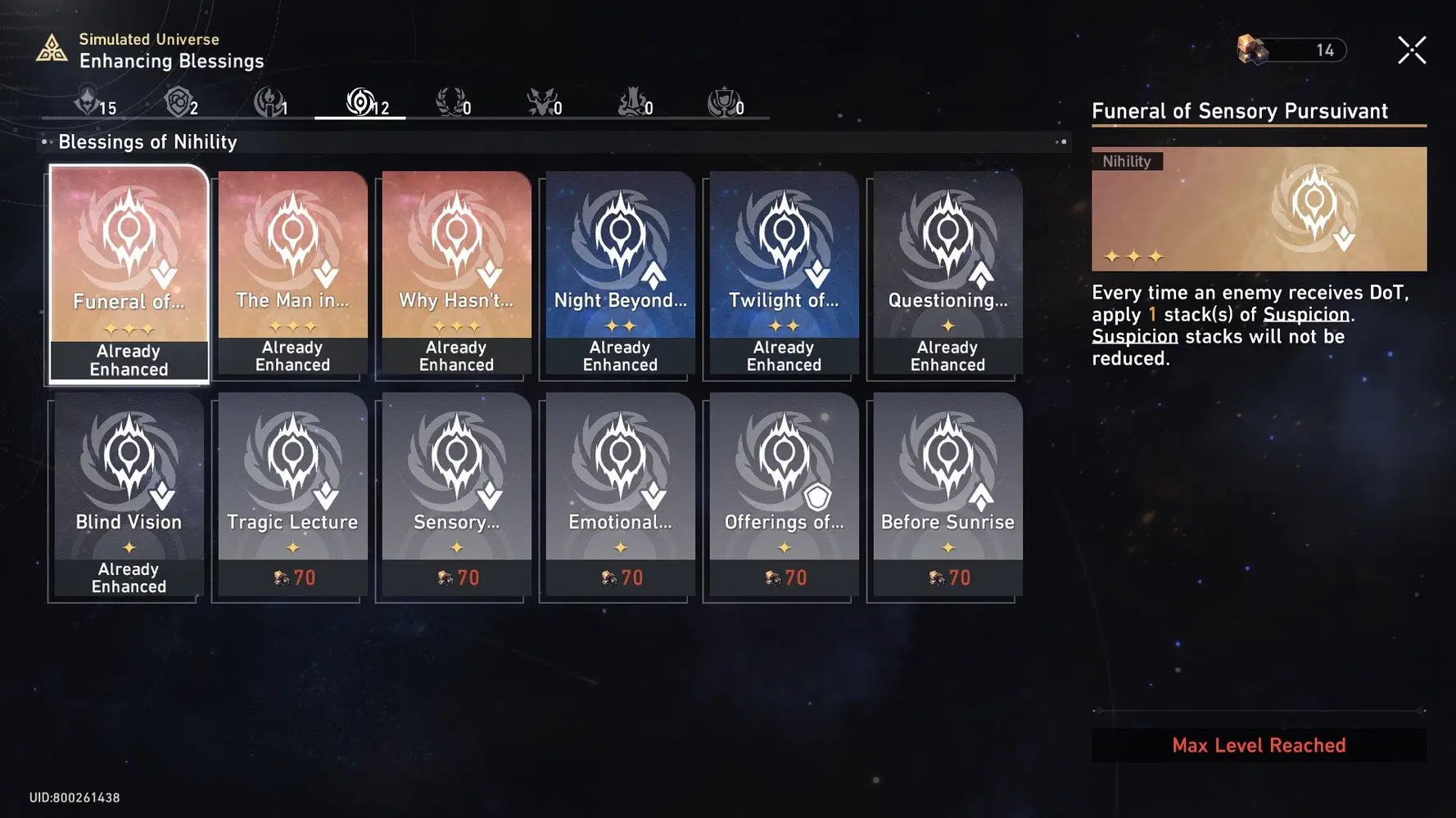 [StarRail 1.1] Silver Wolf Nihility Path Team | Simulated Universe World 6 Difficulty 2 Honkai ...