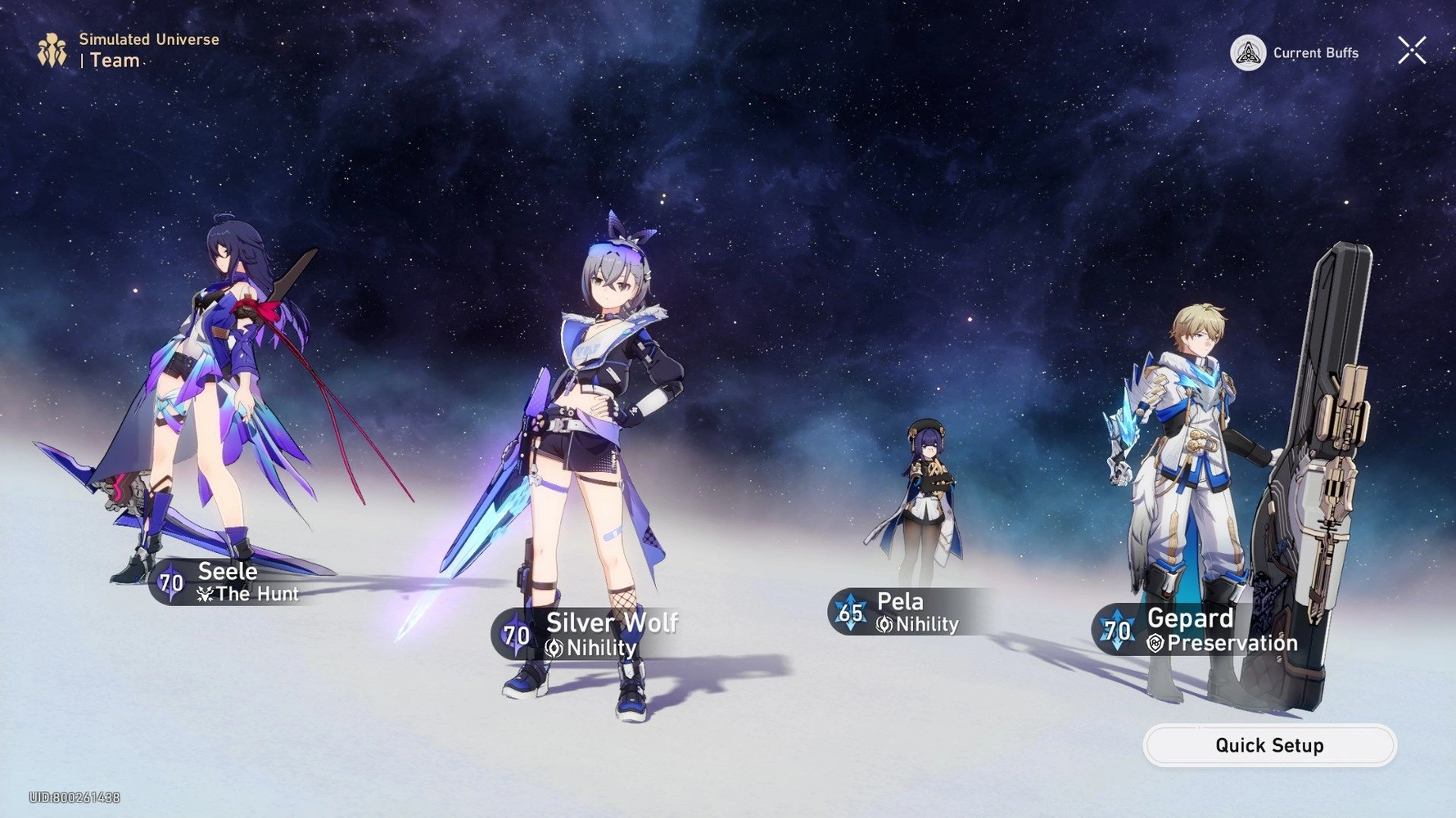 [StarRail 1.1] Silver Wolf Nihility Path Team | Simulated Universe World 6 Difficulty 2 Honkai ...