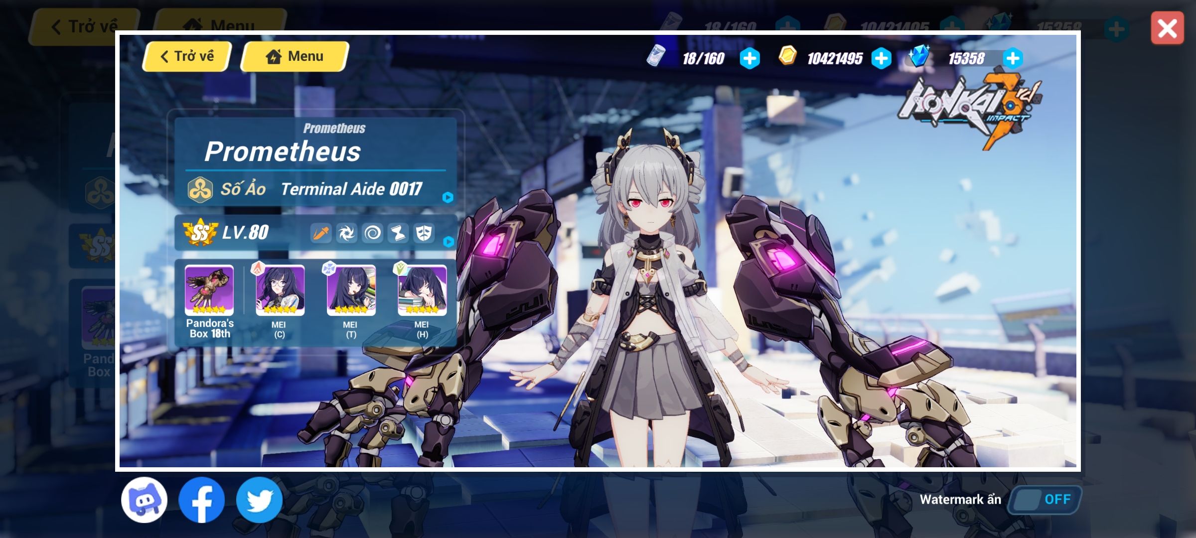 Prometheus đã lên SS 🥰 Honkai Impact 3rd | HoYoLAB