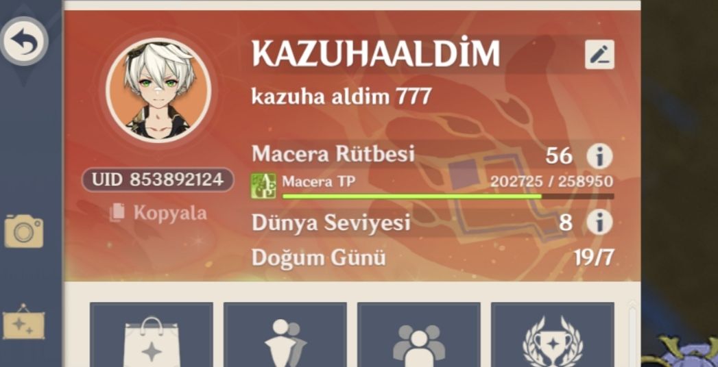kazuha almak icin yaptigim kucuk capli manifest Genshin Impact | HoYoLAB