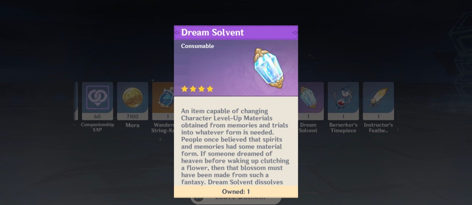 My first dream solvent Genshin Impact | HoYoLAB