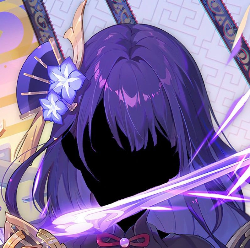 Faceless Raiden Shogun I Made In Ibispaint Genshin Impact | HoYoLAB