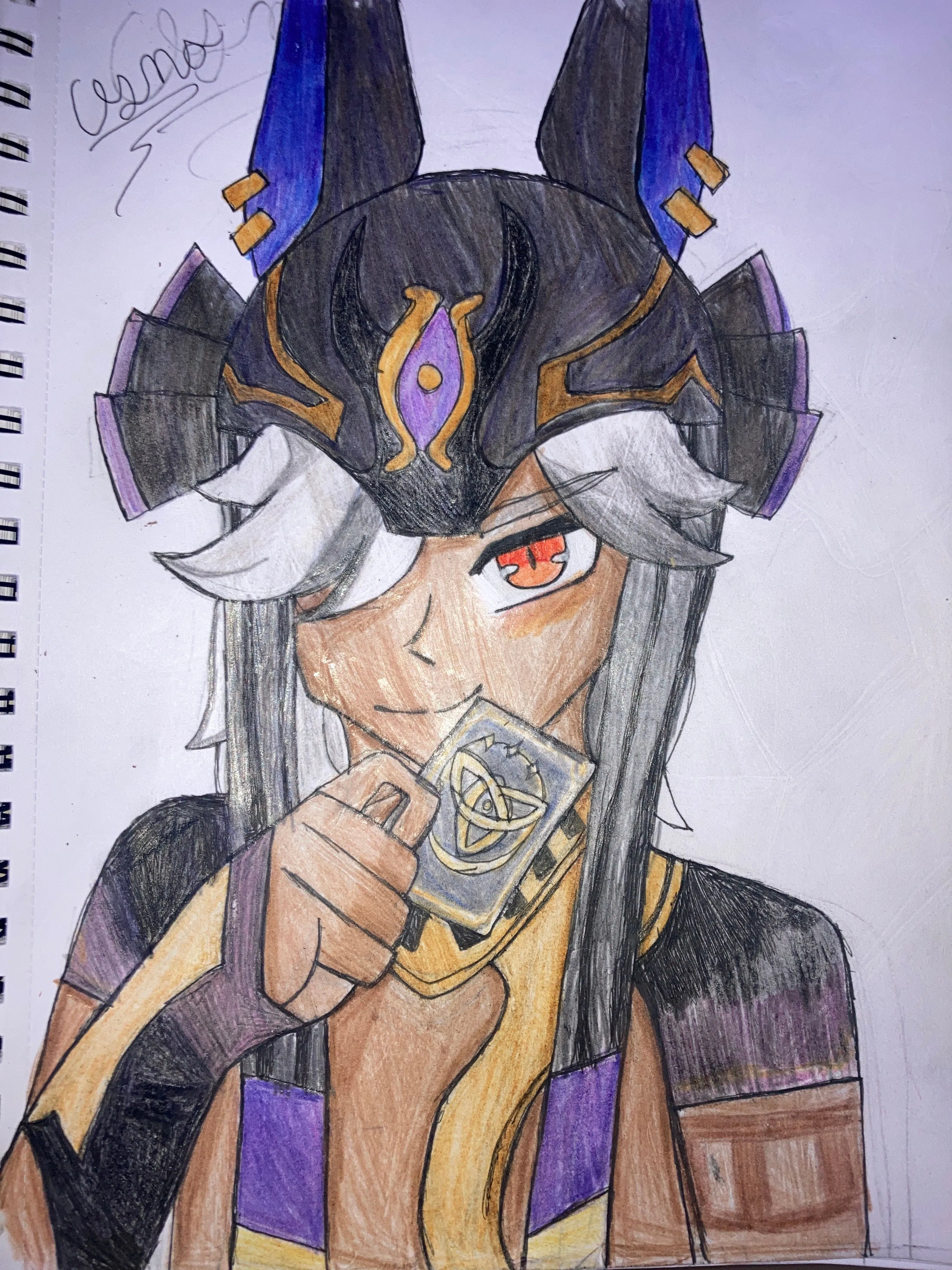 Cyno drawing! ̈ Genshin Impact | HoYoLAB