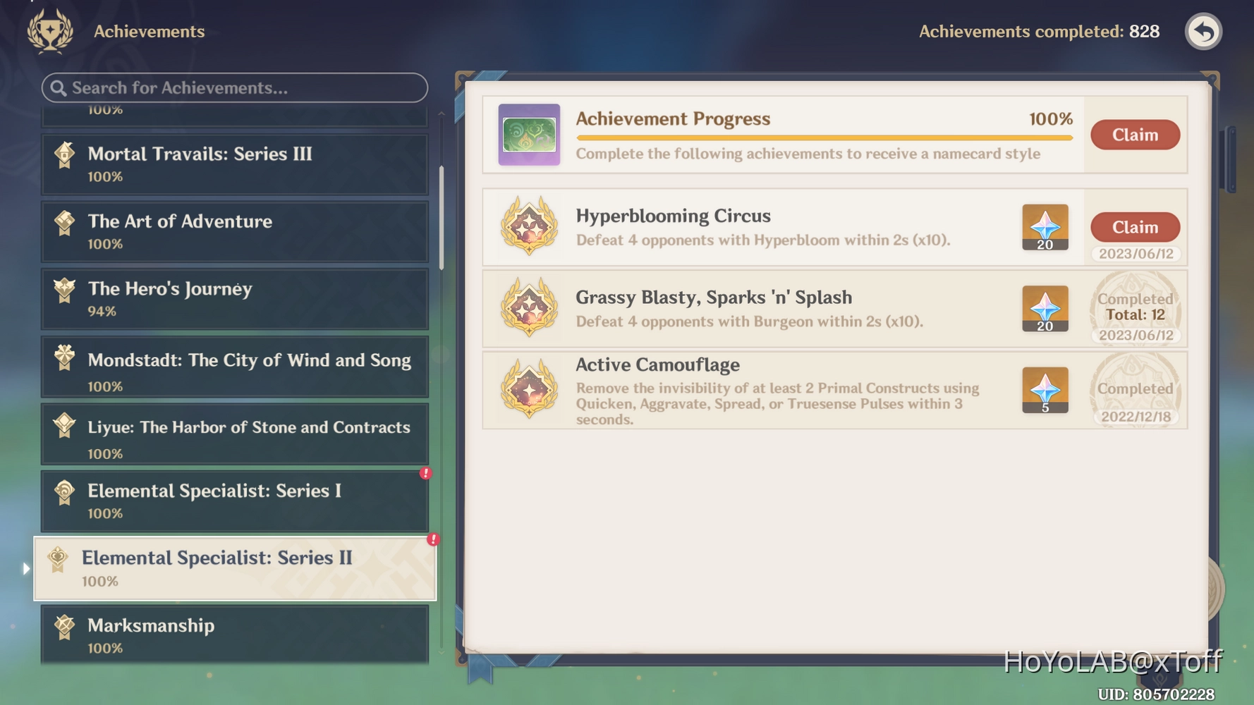 Elemental Specialist Series Genshin Impact | HoYoLAB