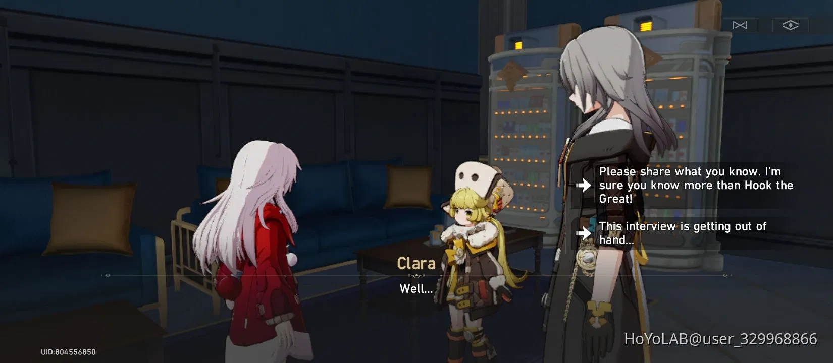 HSR Clara when the interviewer becomes the interviewee poor Clara ...