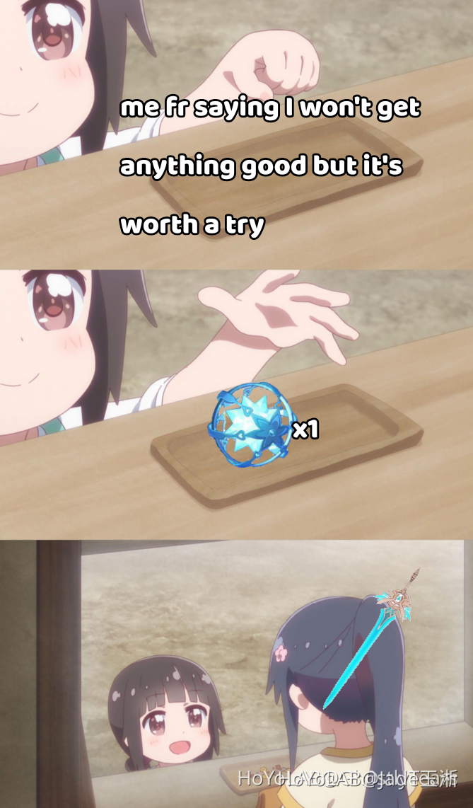 genshin impact wish meme (CLEAN COPY) Genshin Impact | HoYoLAB