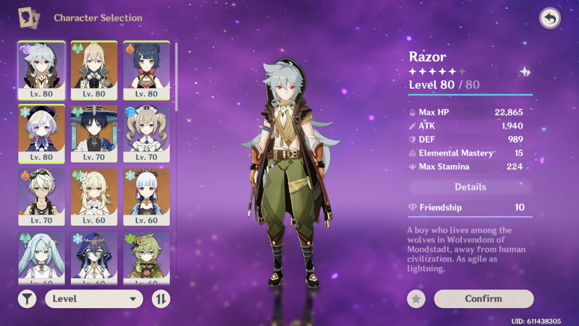 Need help with Razor team comp! Genshin Impact | HoYoLAB