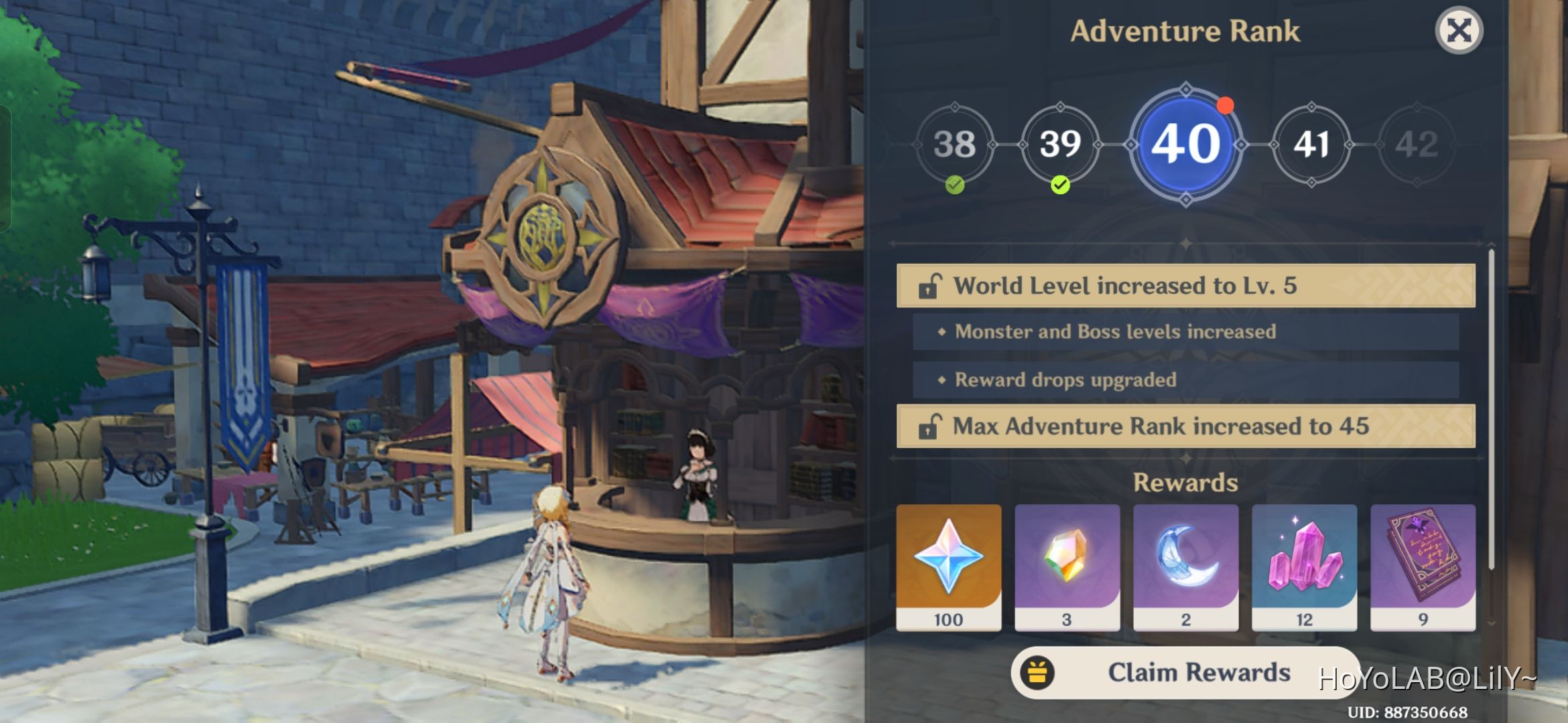 AR LEVEL 40 ACHIEVED Genshin Impact | HoYoLAB