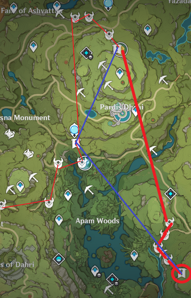 So.. you can move the location where ley-line mineral outcrops will ...