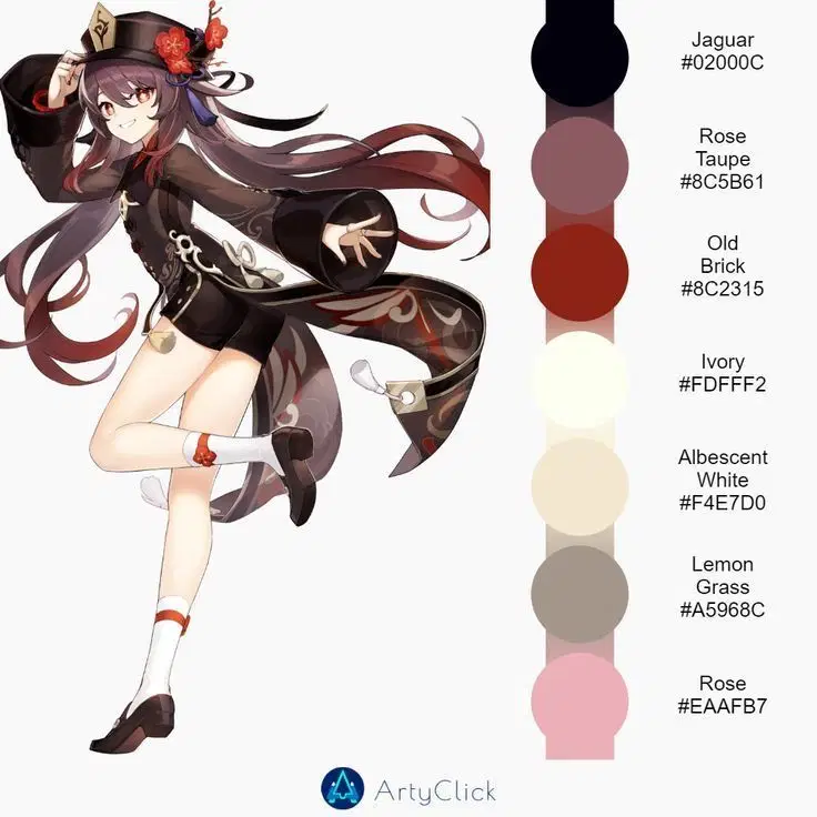 Color palettes Genshin Impact | HoYoLAB