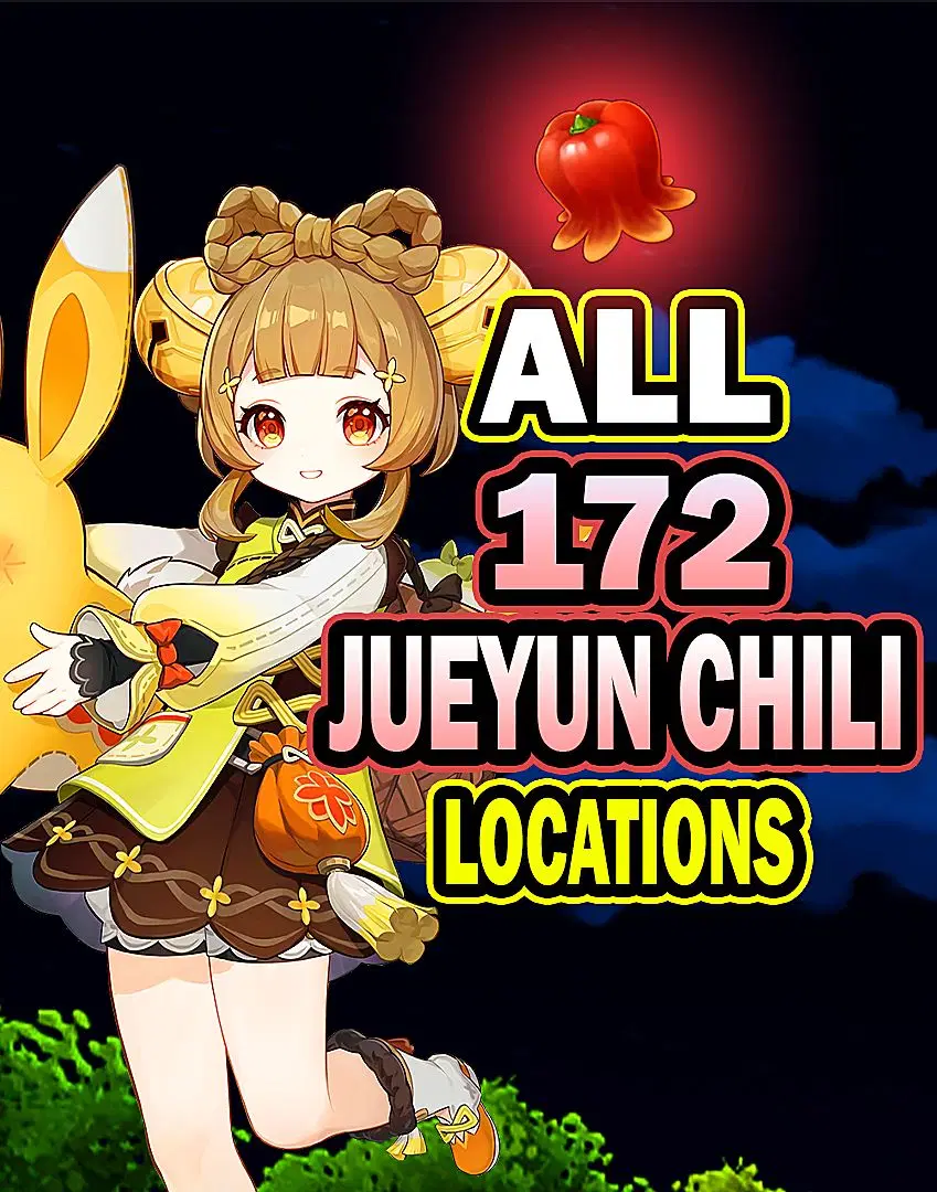 All 172 Jueyun Chili Locations (Video & Maps) Genshin Impact | HoYoLAB