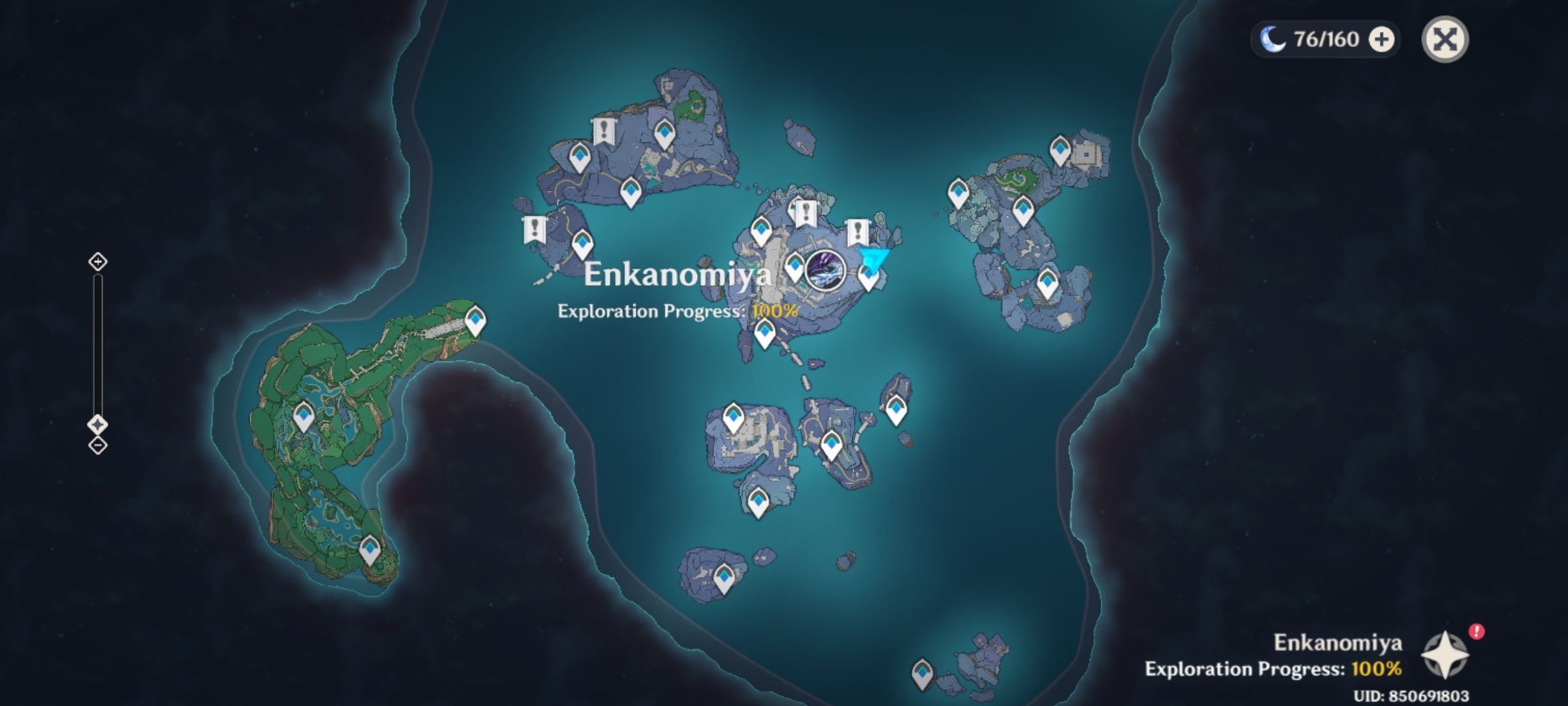 all region 100% exploration Genshin Impact | HoYoLAB