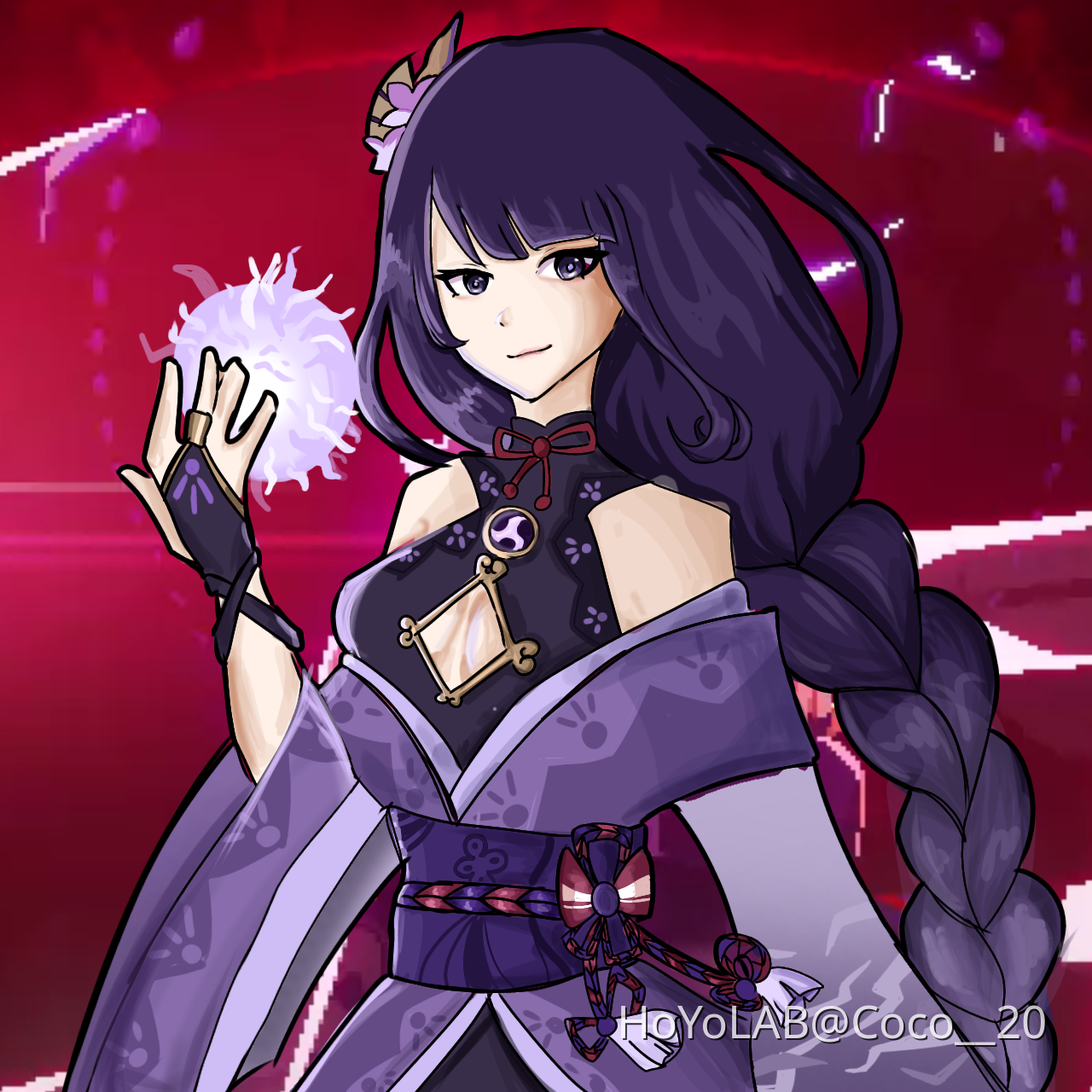 Raiden shogun redesign fanart Genshin Impact | HoYoLAB