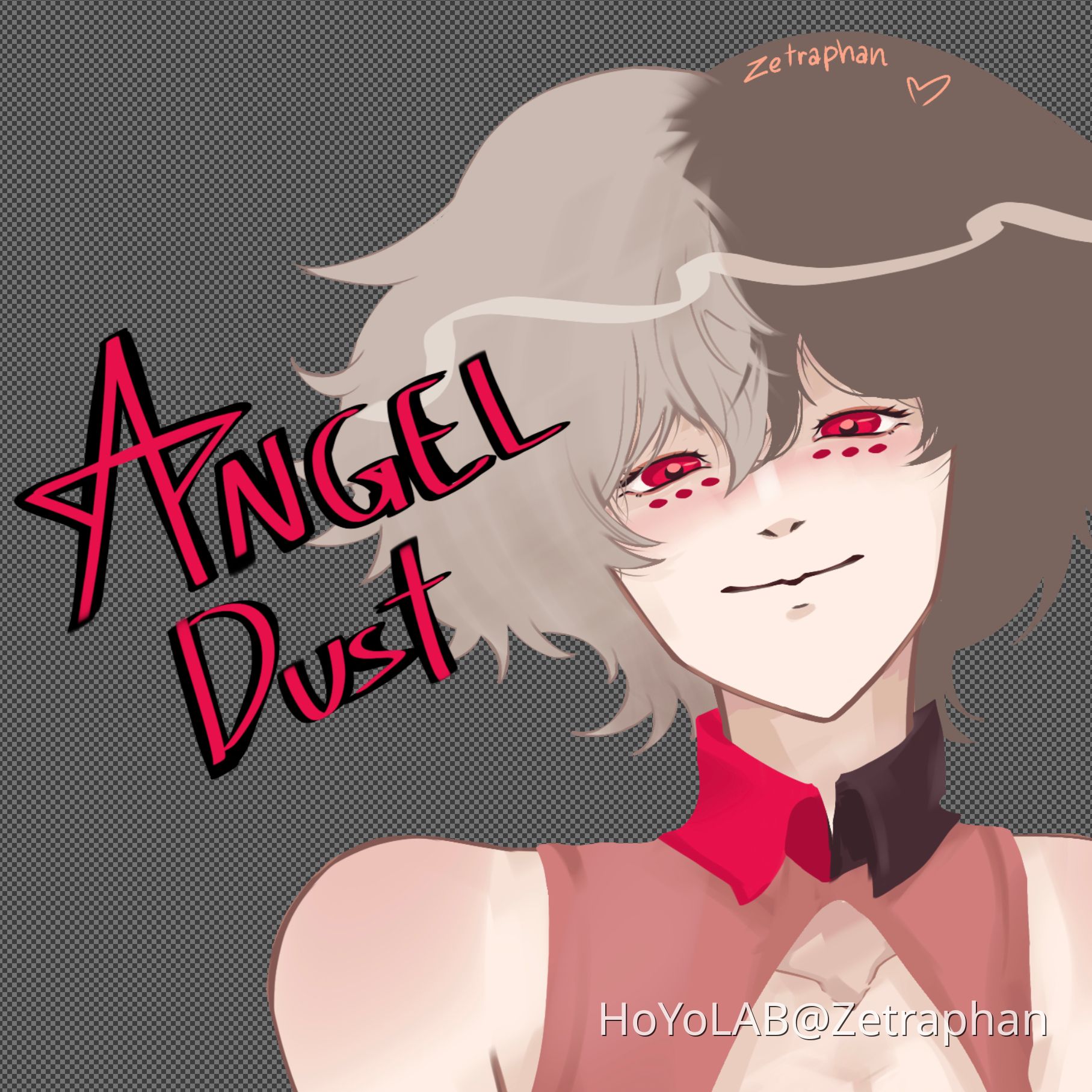 Human Angel Dust redesign (Wip-Hazbin Hotel) | HoYoLAB