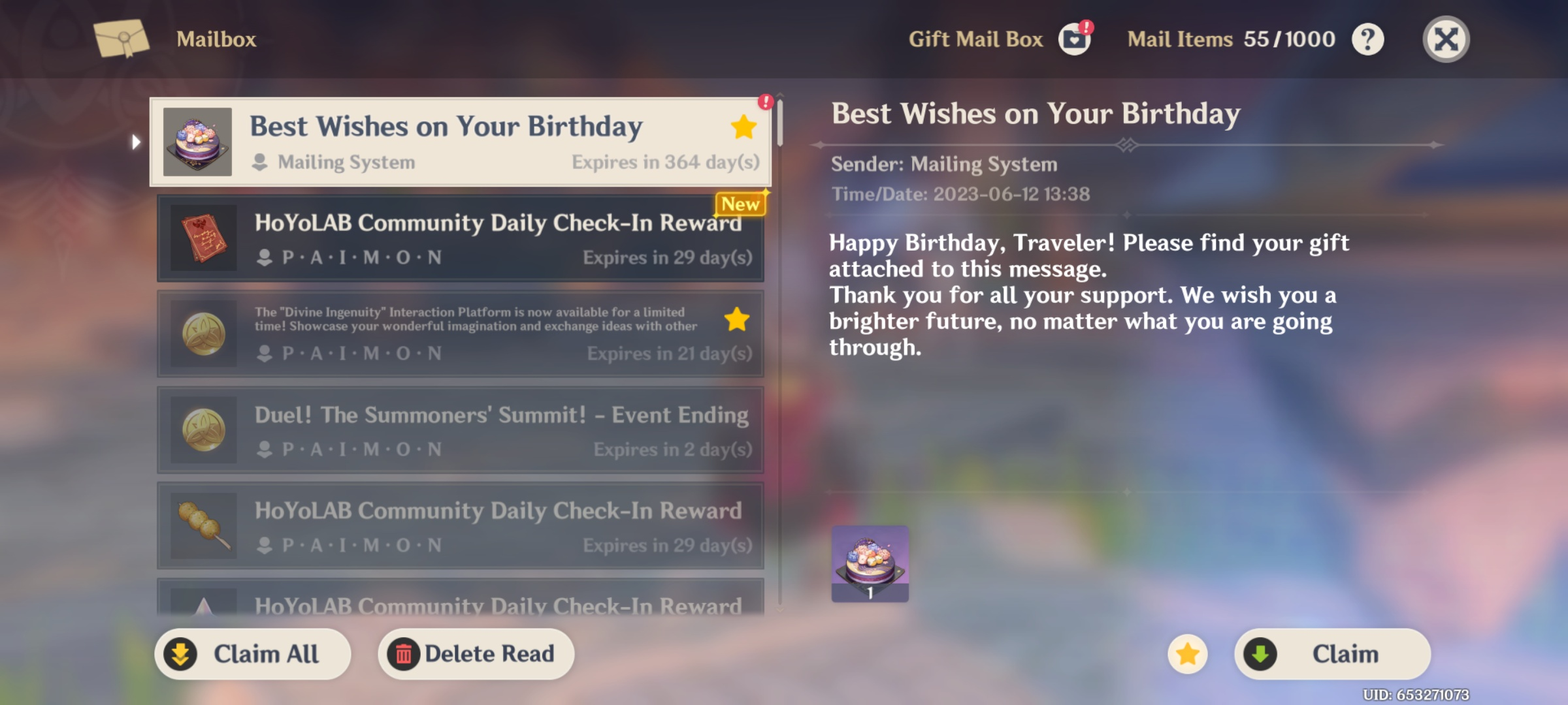 Happy Birthday to me 🎂 Genshin Impact | HoYoLAB