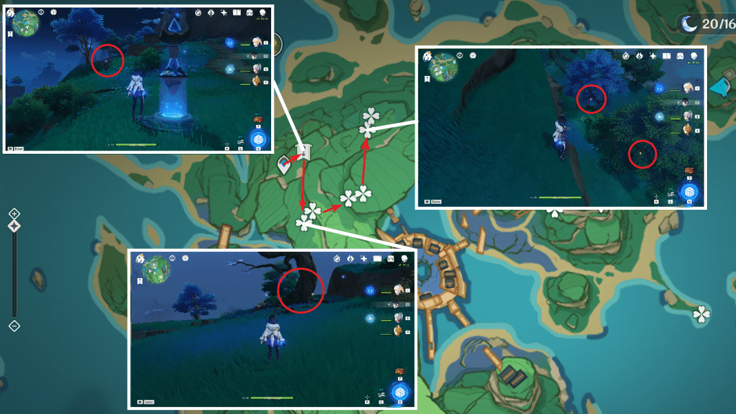 Recommended Collection Path of Onikabuto Genshin Impact | HoYoLAB