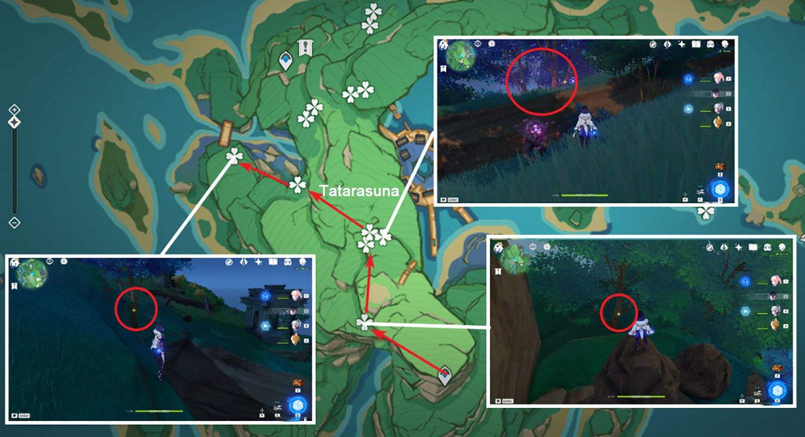 Recommended Collection Path of Onikabuto Genshin Impact | HoYoLAB