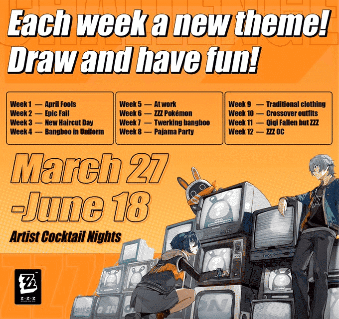 ZZZ Artist Nights Week 12 is coming - "ZZZ Original Character" Zenless ...
