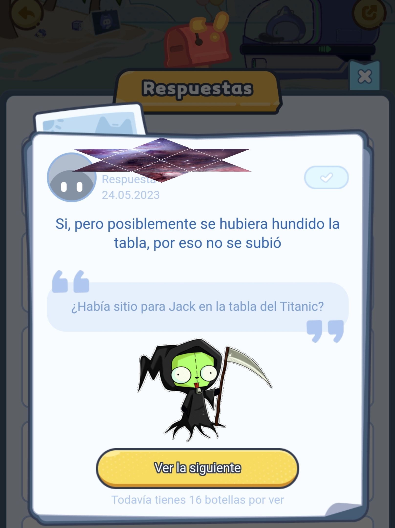 Momentos BottleMi - ¿Había sitio para Jack en la tabla del Titanic ...