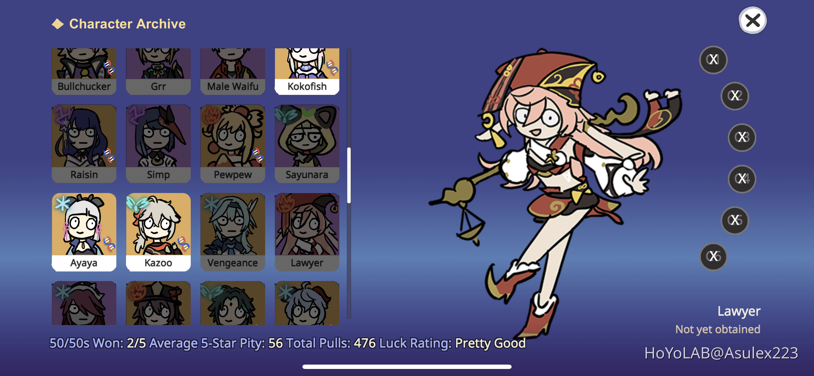 Even in silly wishers I can’t get my dream character Genshin Impact ...