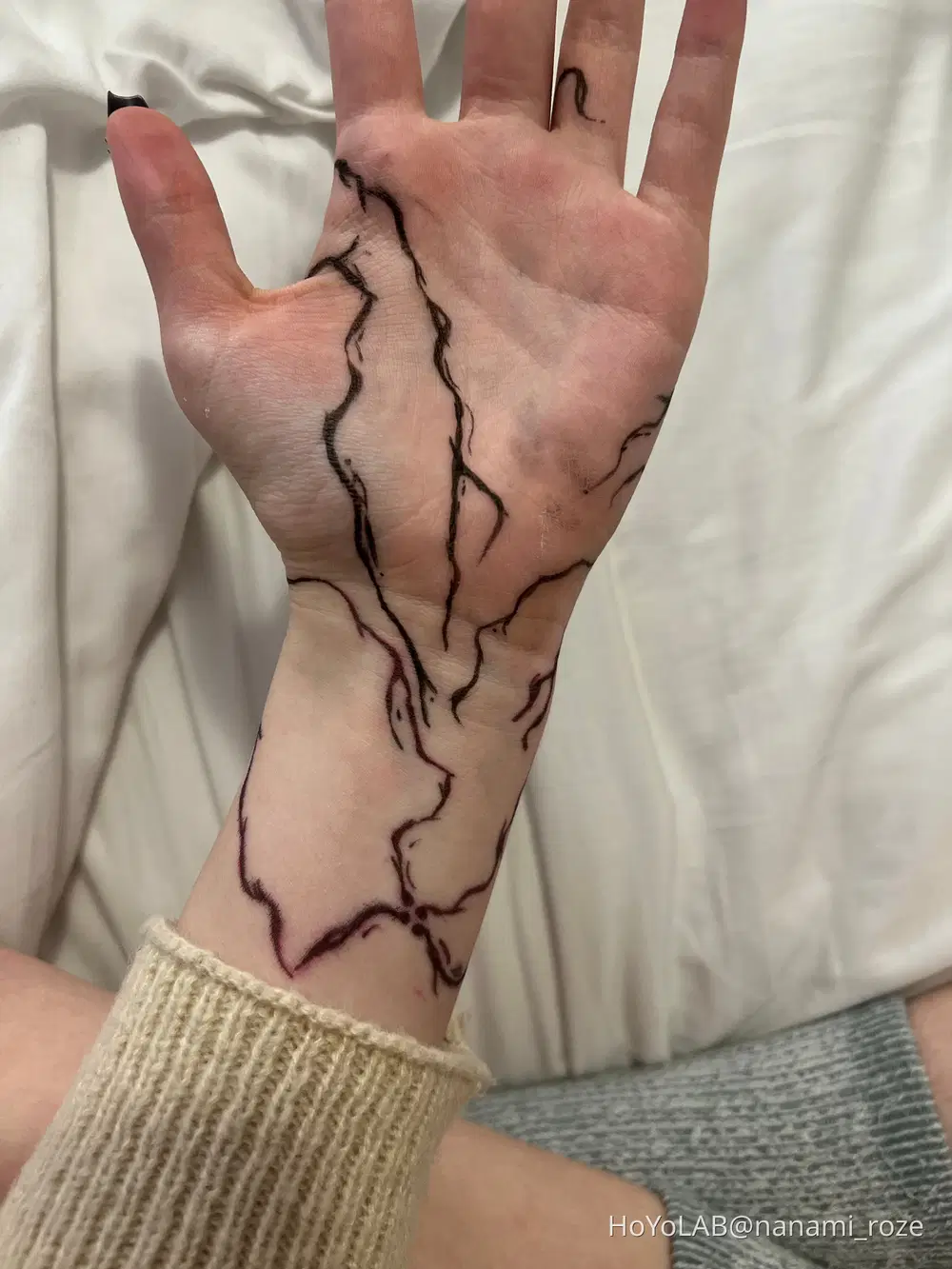 sasuke curse mark pattern