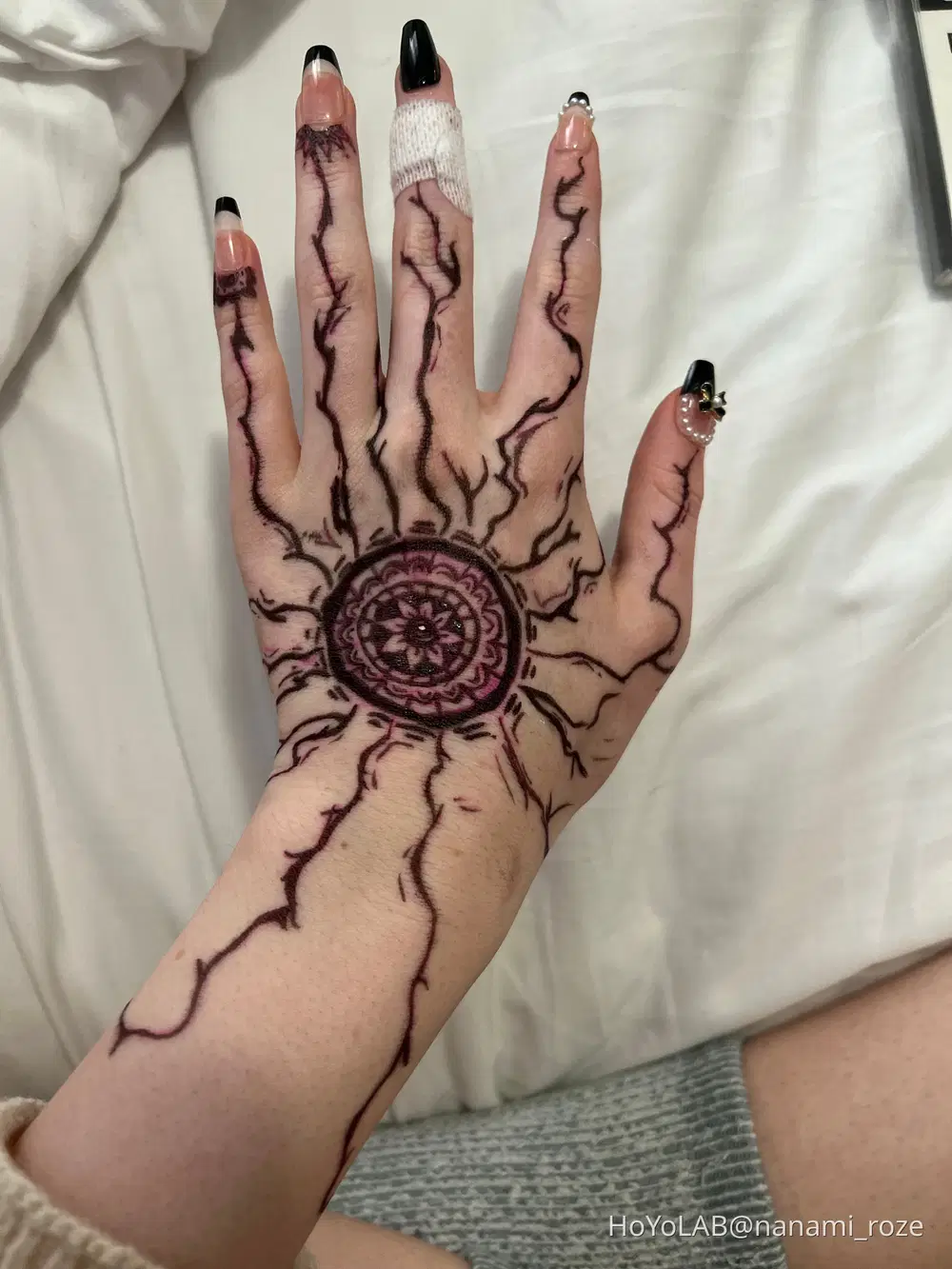 sasuke curse mark pattern